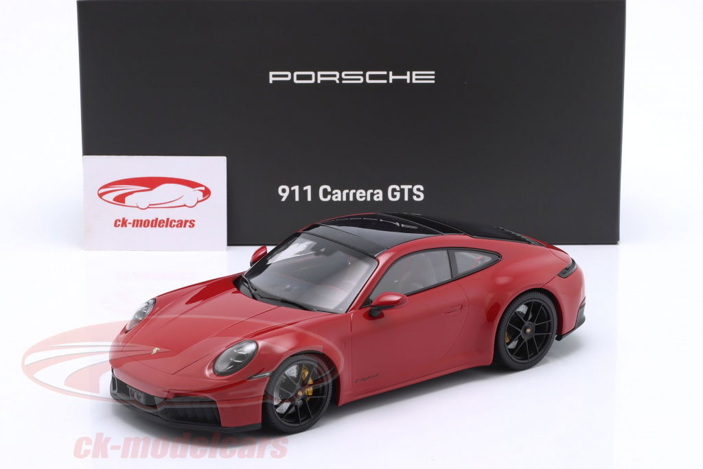 Minichamps 1:18 Porsche 911 (992.2) Carrera GTS year 2024 carmine ...