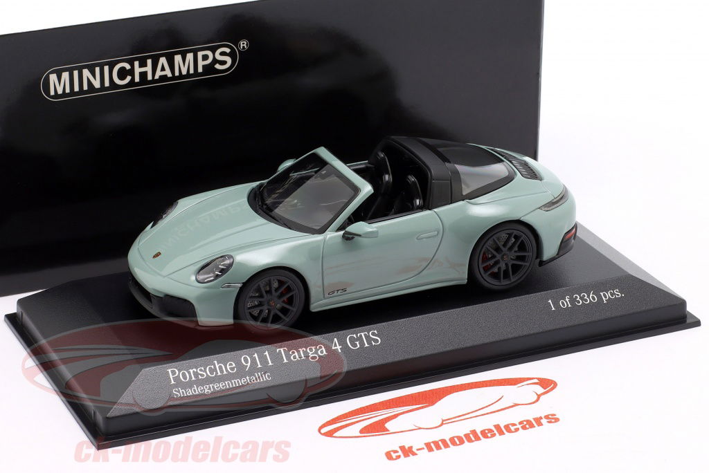 Minichamps 1:43 Porsche 911 (992.2) Targa 4 GTS year 2024 shadegreen ...