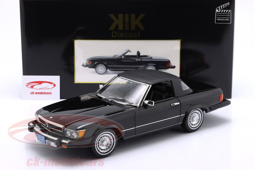 KK-Scale 1:12 Mercedes-Benz 450 SL (R107) US Version year 1979 black ...