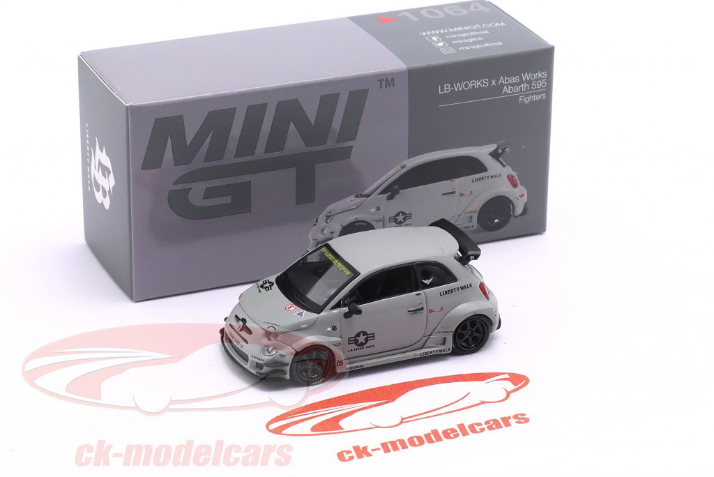 True Scale 1:64 Fiat Abarth 595 LB-Works X Abas Works Fighters Baujahr ...