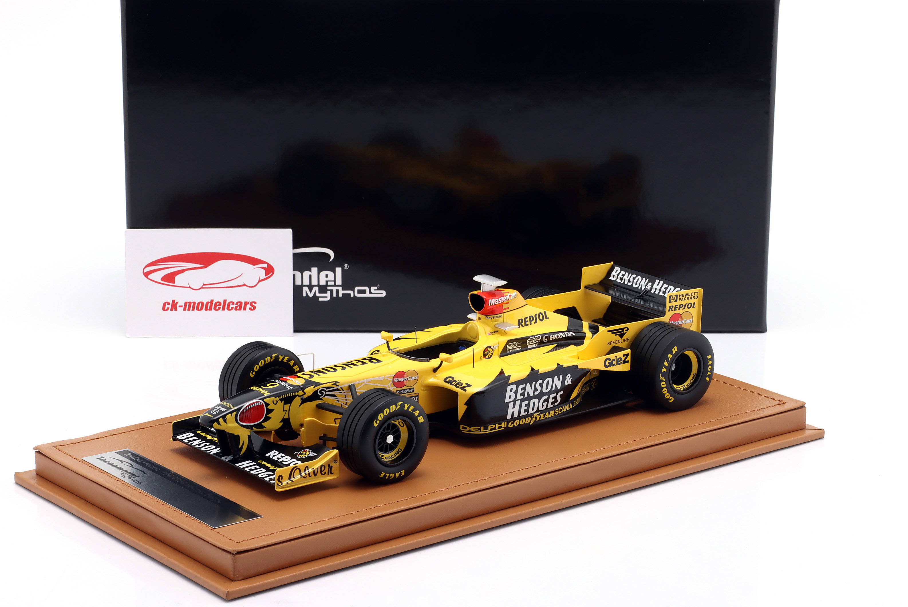 Tecnomodel 1:18 Damon Hill Jordan 197 #9 Winner Belgium GP Formula 1 ...