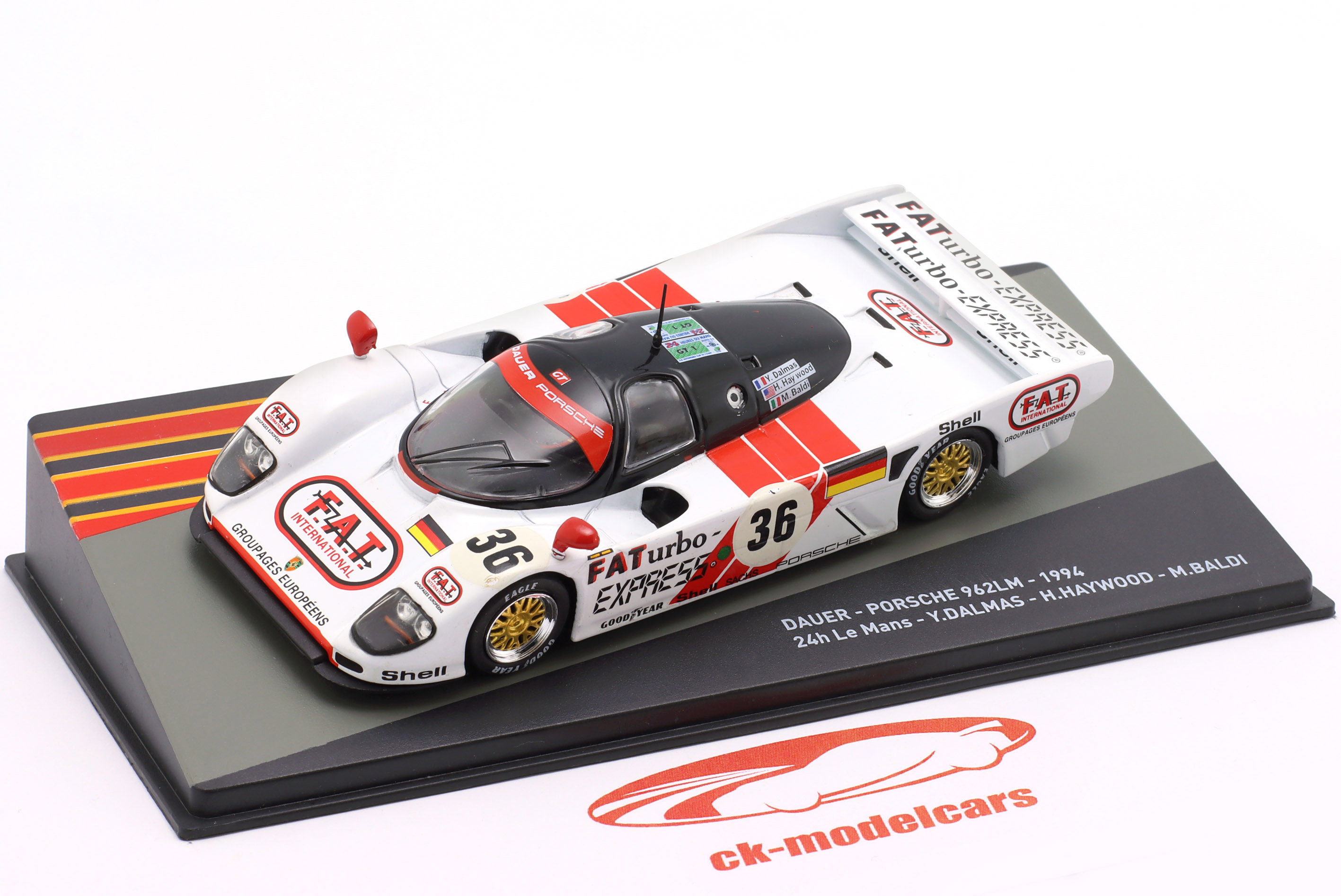 Altaya 1:43 Porsche 962LM #36 Winner 24h LeMans 1994 Baldi, Dalmas ...