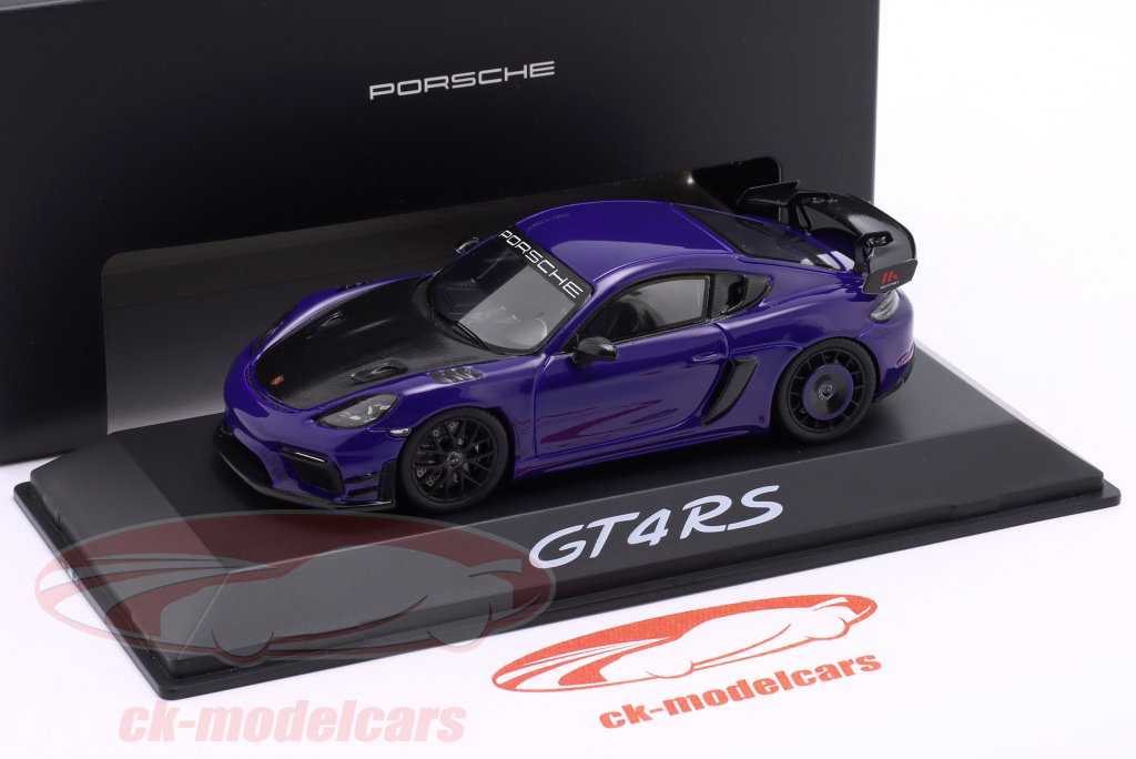 Spark 1:43 Porsche 718 Cayman GT4 RS (982) Manthey Kit 2024 ultraviolet ...