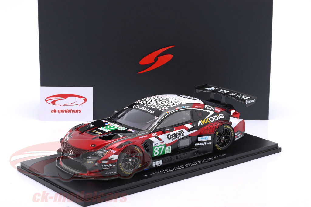 Spark 1:18 Lexus RC F GT3 #87 24h LeMans 2025 Akkodis ASP Team 18S1077 ...