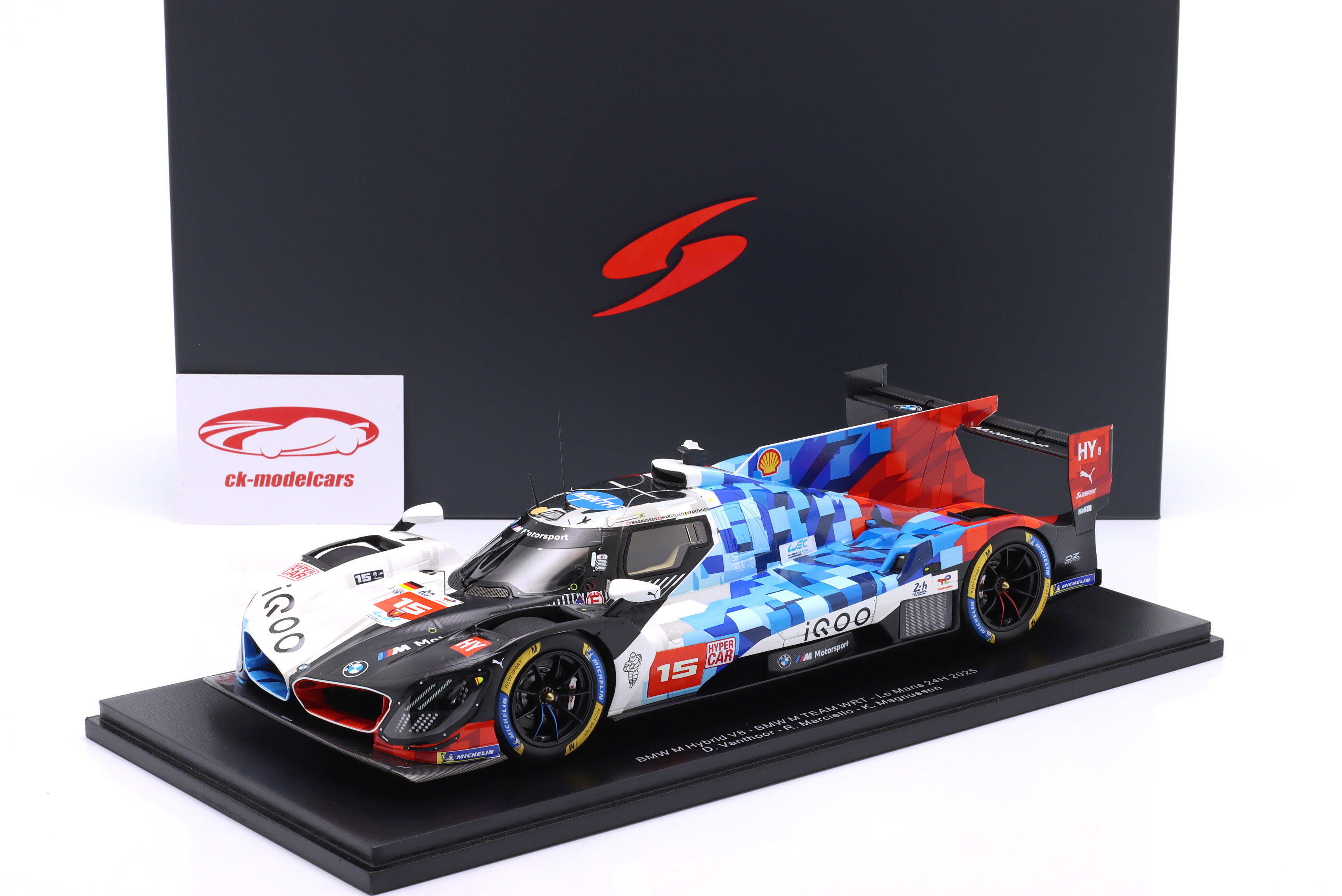 Spark 1:18 BMW M Hybrid V8 #15 24h LeMans 2025 BMW M Team WRT 18S1058 ...