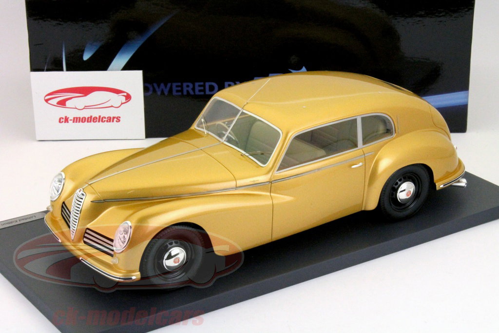 BBR Models 1:18 Alfa Romeo 6C 2500 Year 1949 gold BLM1802B model car ...